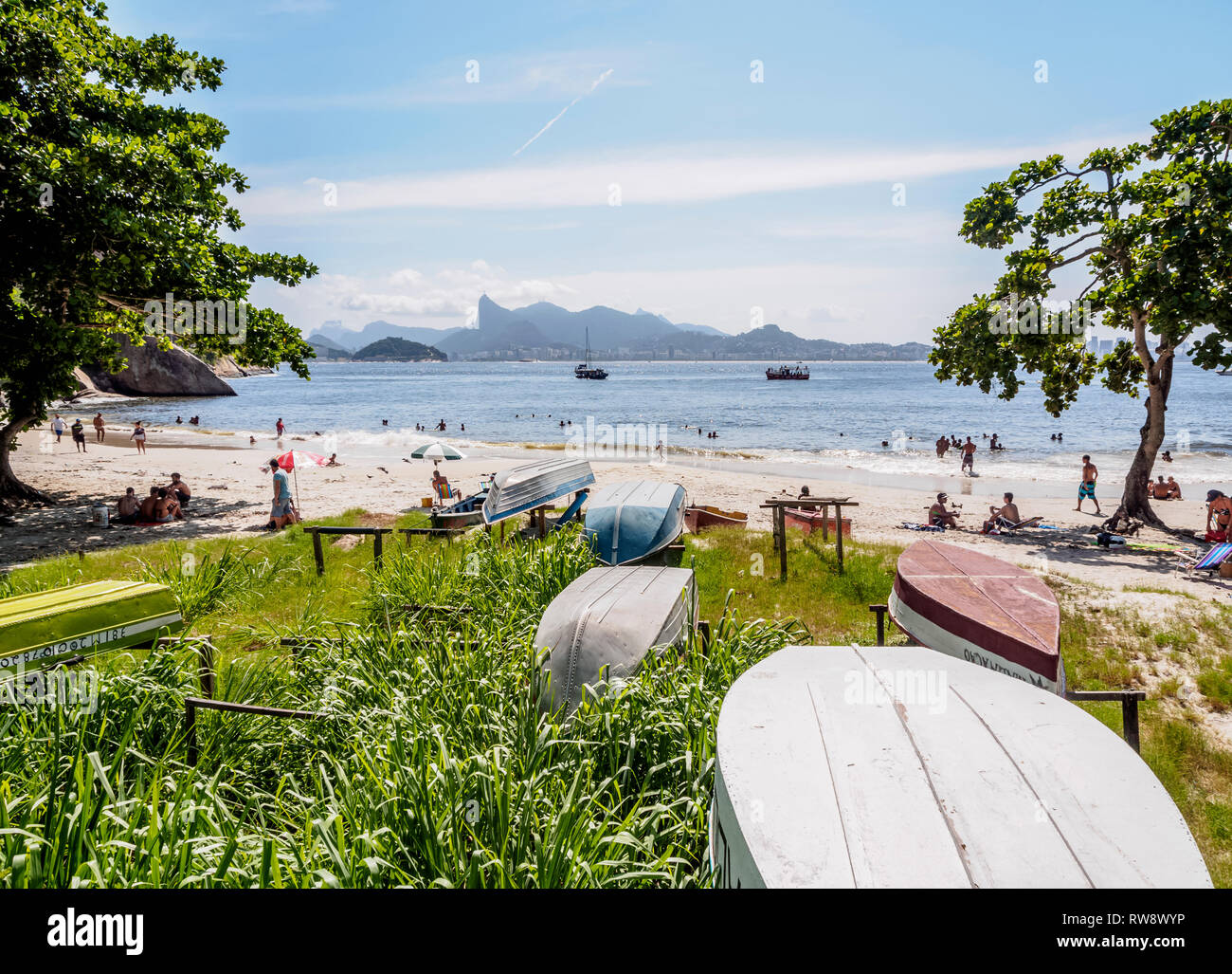 Jurujuba Beach, Niteroi, State of Rio de Janeiro, Brazil Stock Photo ...