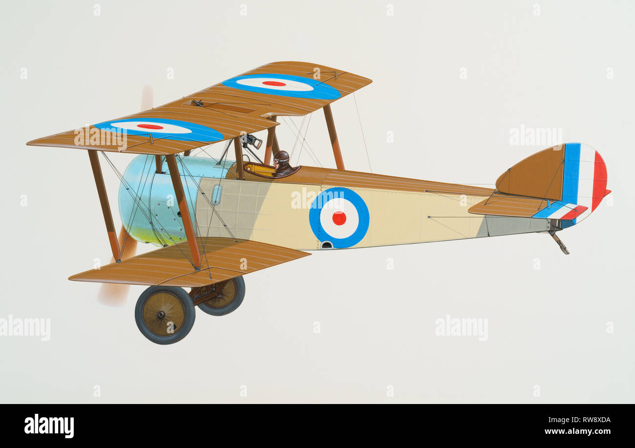 World war i painting plane hi-res stock photography and images - Alamy