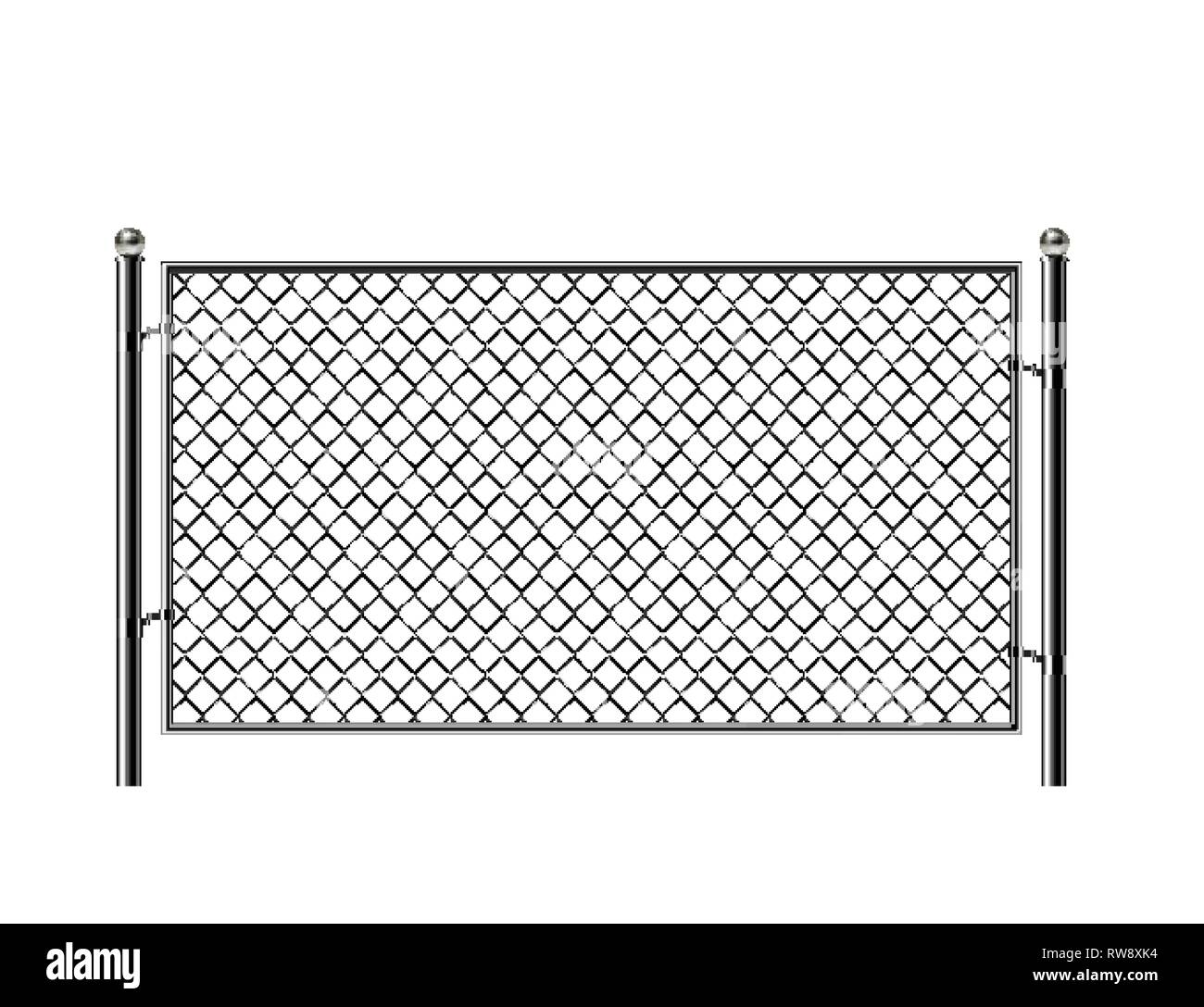 Secured perimeter Stock Vector Images - Alamy