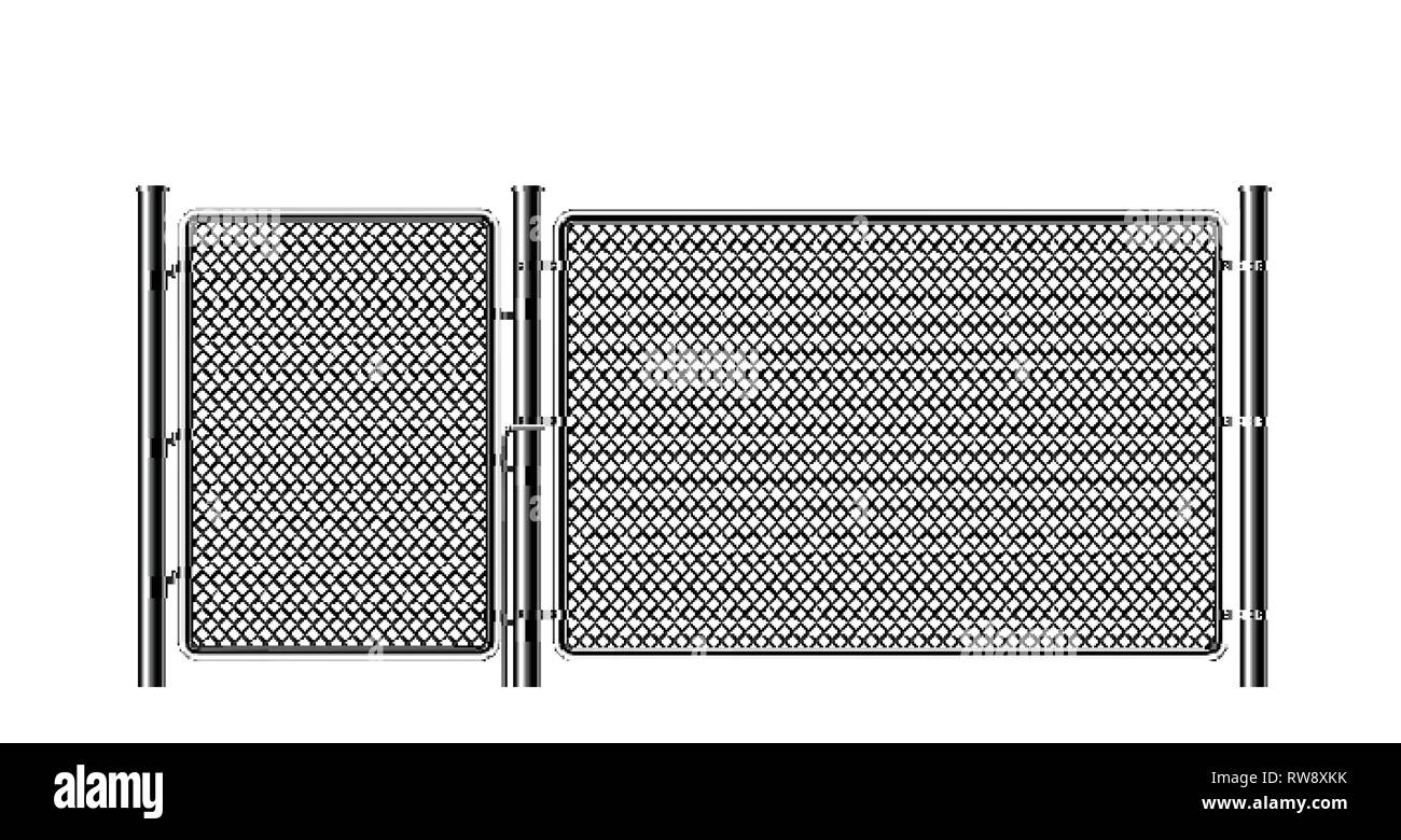 3d chain link fence texture Black and White Stock Photos & Images - Alamy