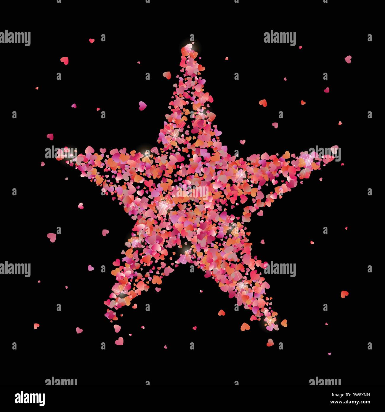 Shooting Star Banner Stock Vector Images - Alamy