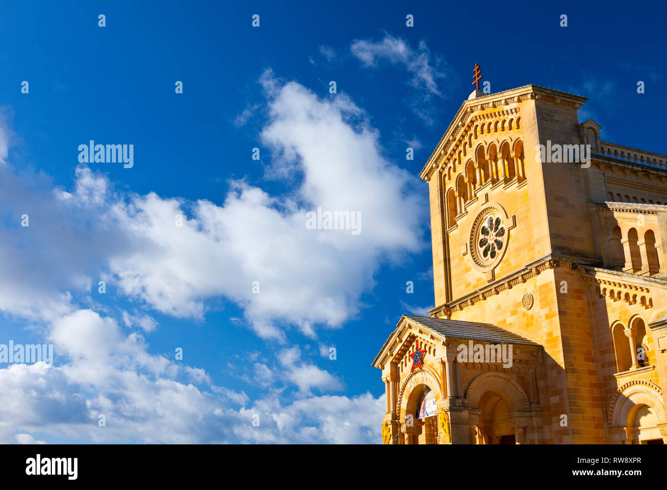 Ta Pinu Basilica, Gharb Village, Gozo Island, Malta, Europe Stock Photo ...