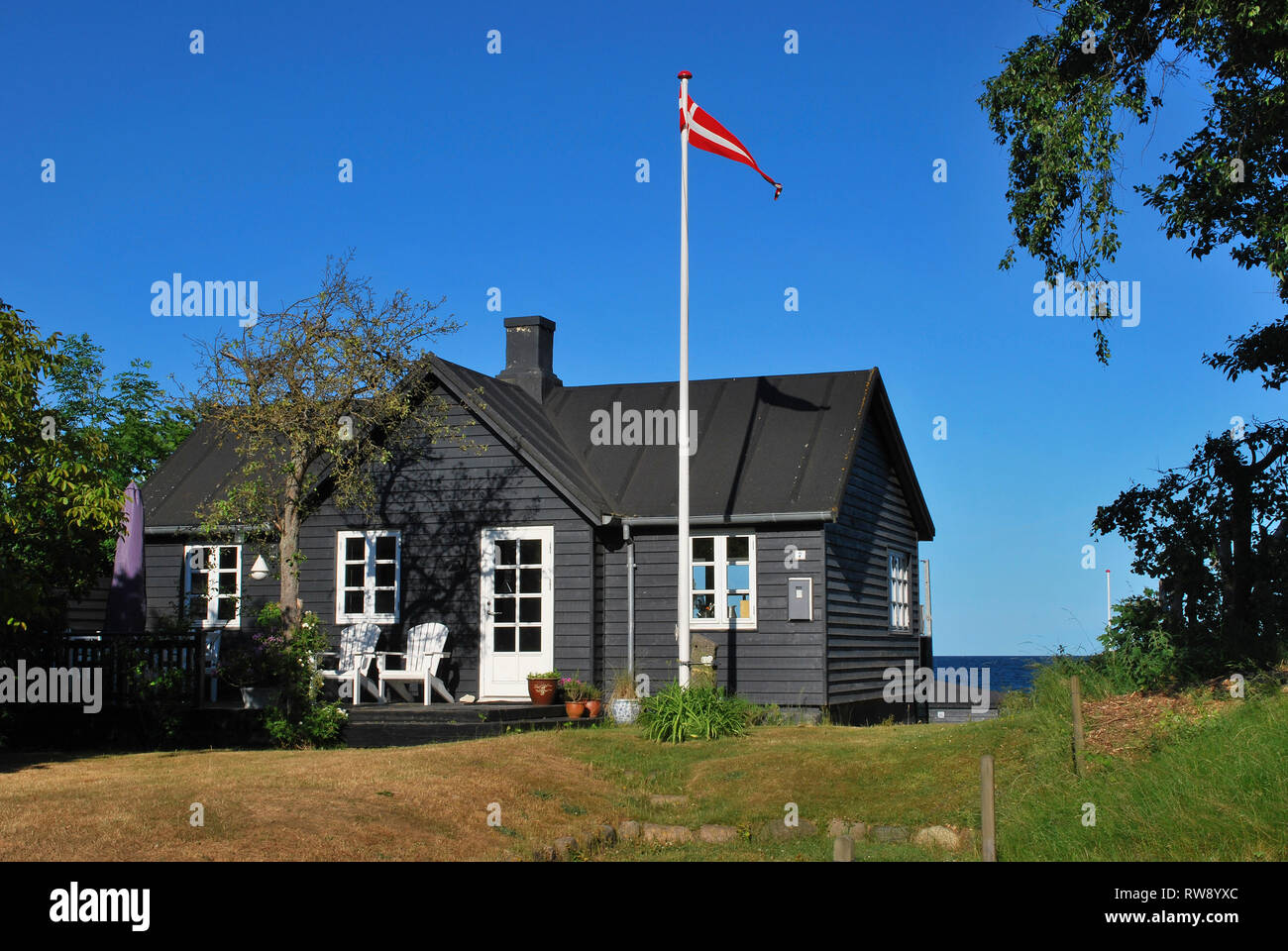 Denmark summer house hi-res stock photography and images - Alamy