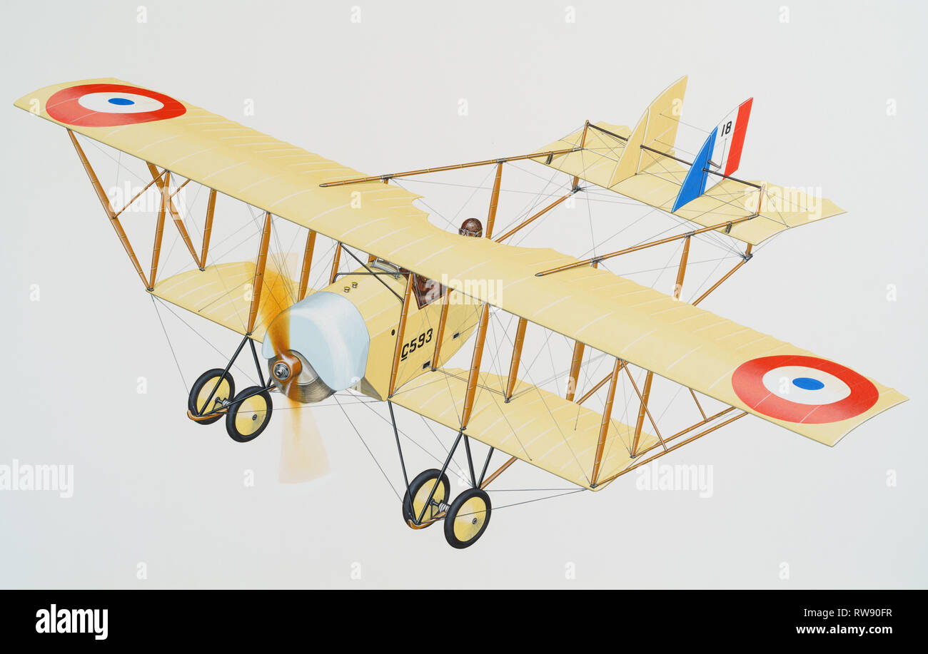World war i painting plane hi-res stock photography and images - Alamy