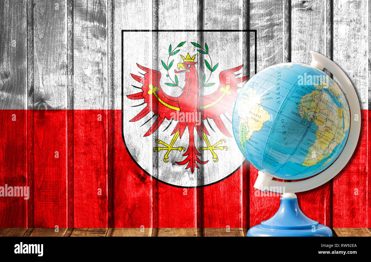 Tyrol state map hi-res stock photography and images - Alamy