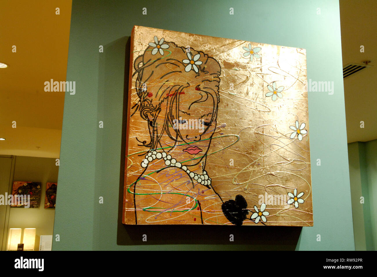 On display at a hi-res stock photography and images - Alamy