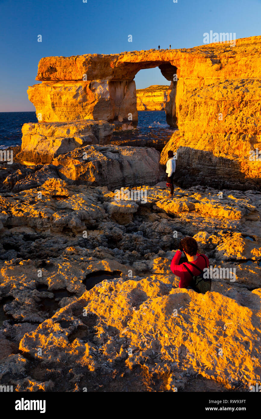 The Azure Window, Dwejra, Gozo Island, Malta, Europe Stock Photo - Alamy