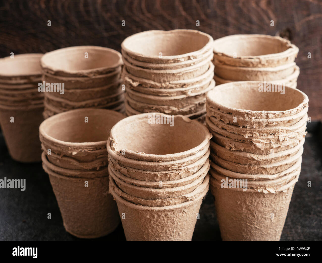 Biodegradable plant pots made from cellulose to enable plastic free ...