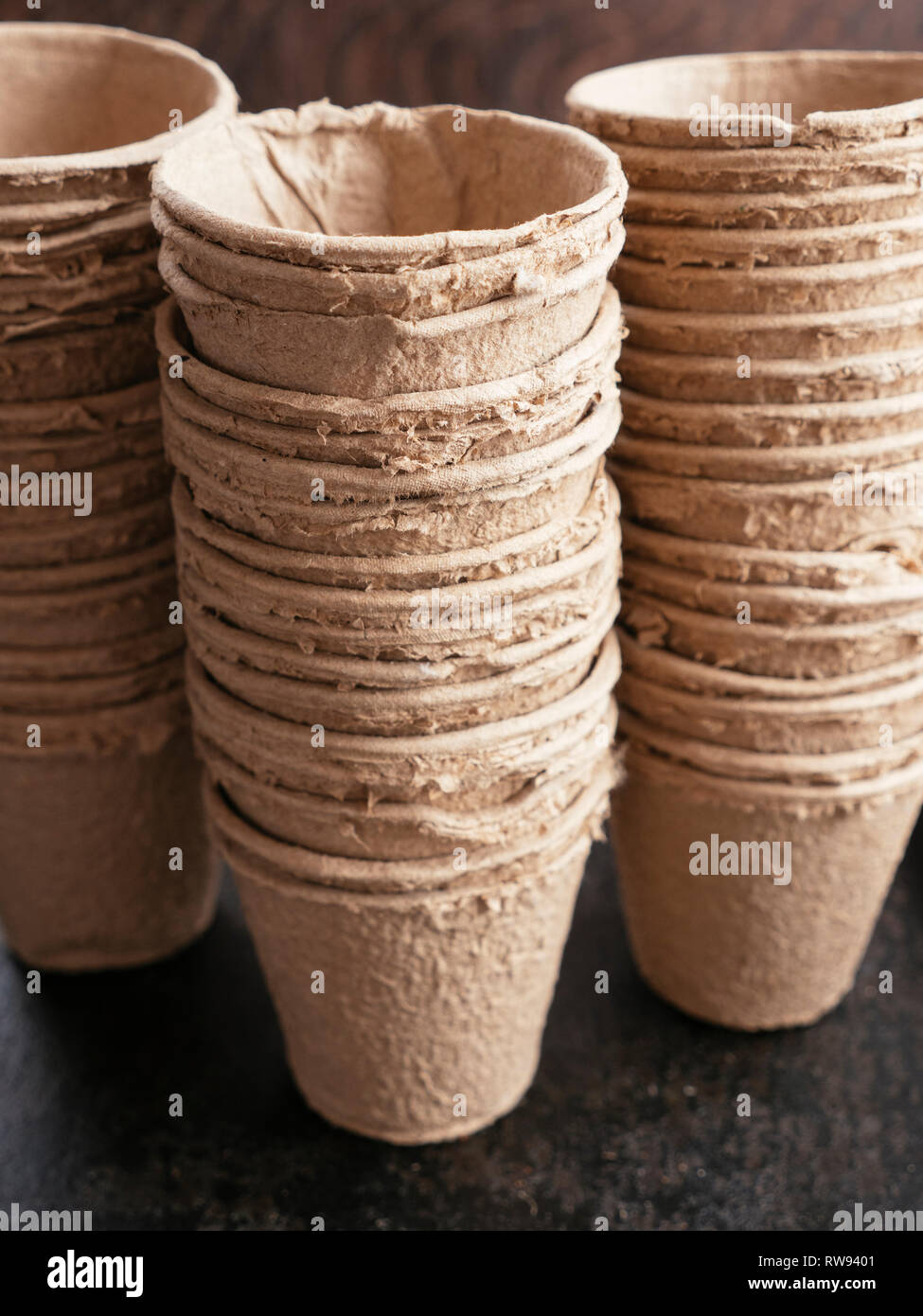 Biodegradable plant pots made from cellulose to enable plastic free ...