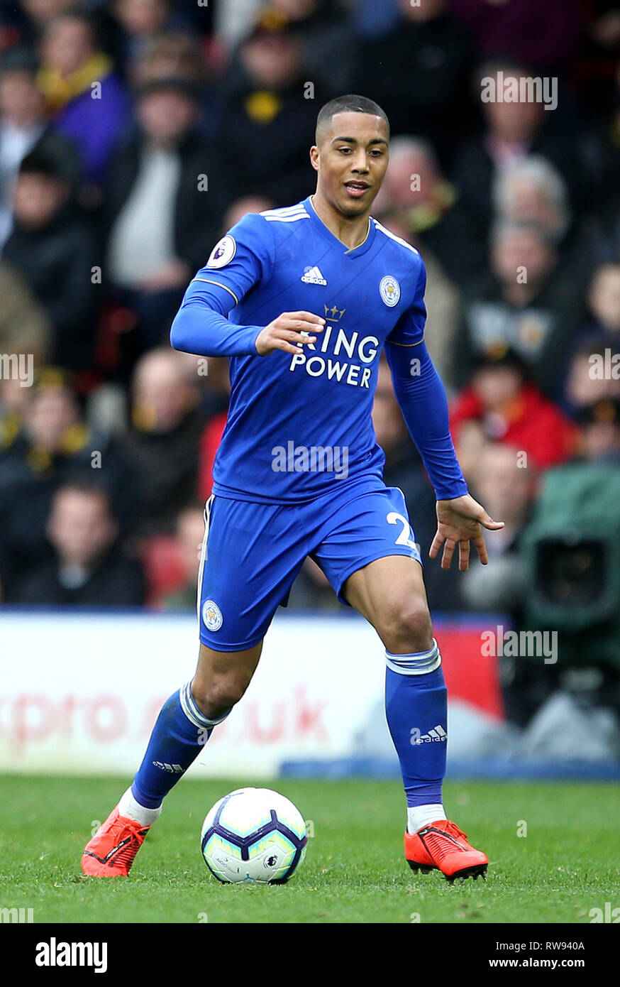 Leicester City's Youri Tielemans Stock Photo - Alamy