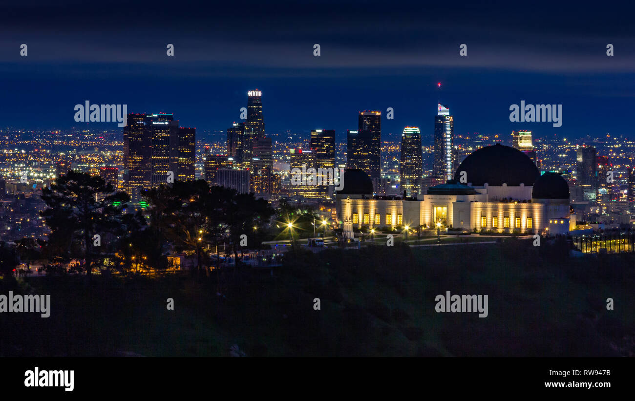Grifith Park Observatory, Hollywood, California Stock Photo - Alamy