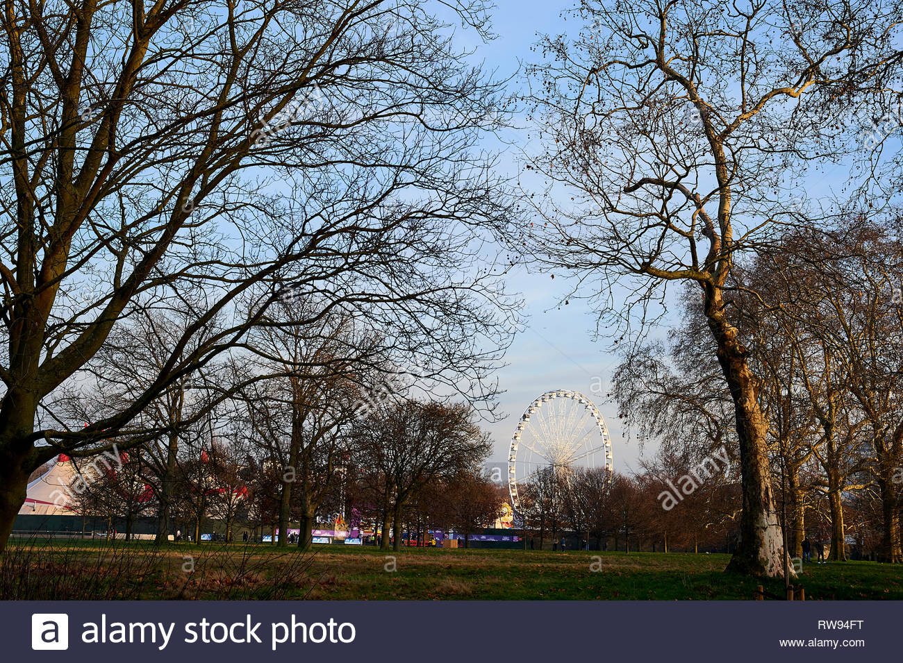 Hyde Park Winter Wonderland London High Resolution Stock Photography ...
