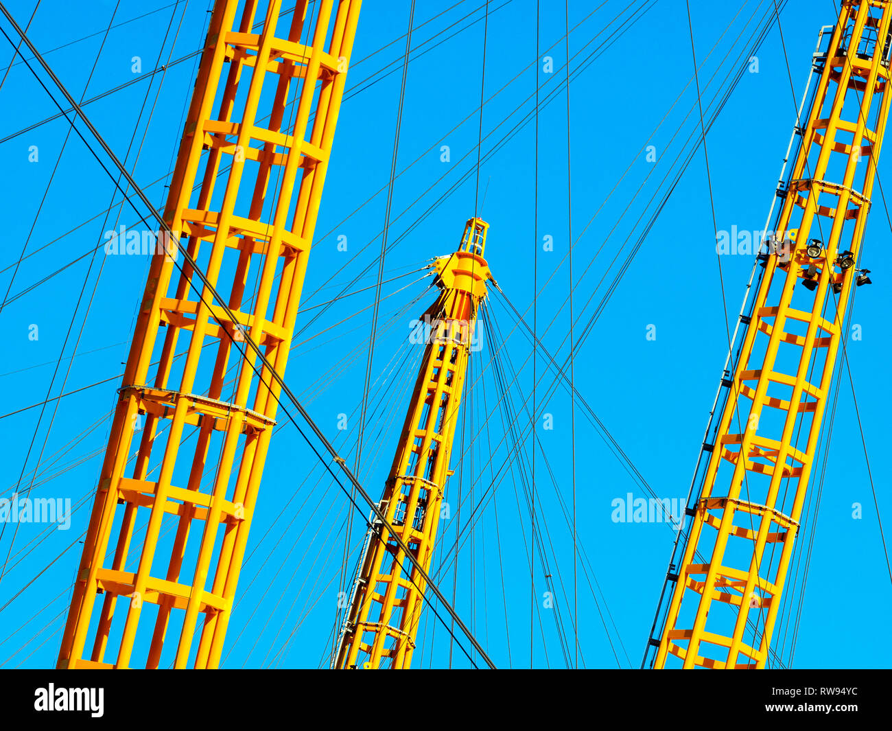 Detail of the O2 Arena in Greenwich - London, England Stock Photo - Alamy