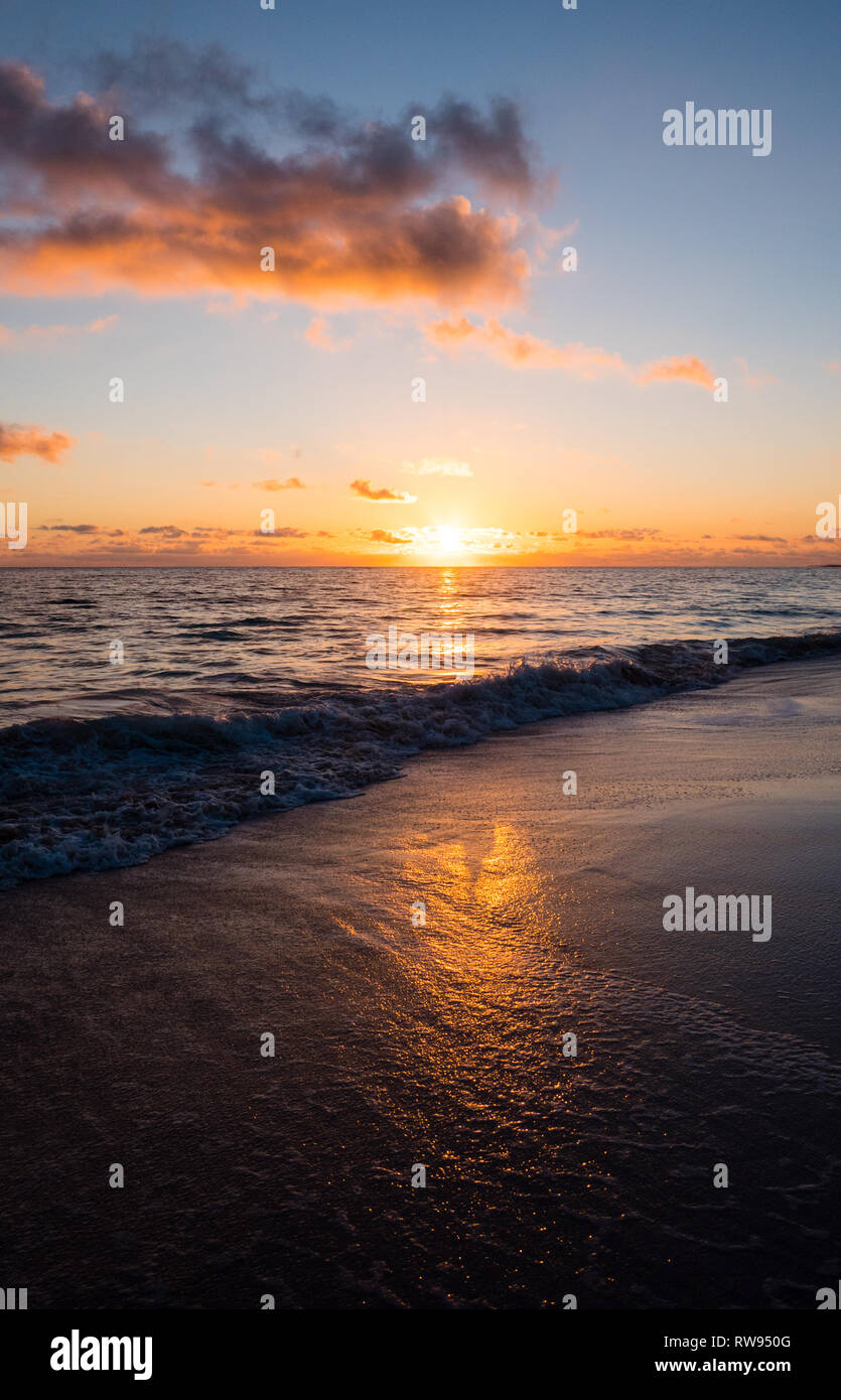 Landscape Photograph of Beautiful Sunset, Tropical Beach, Eleuthera ...