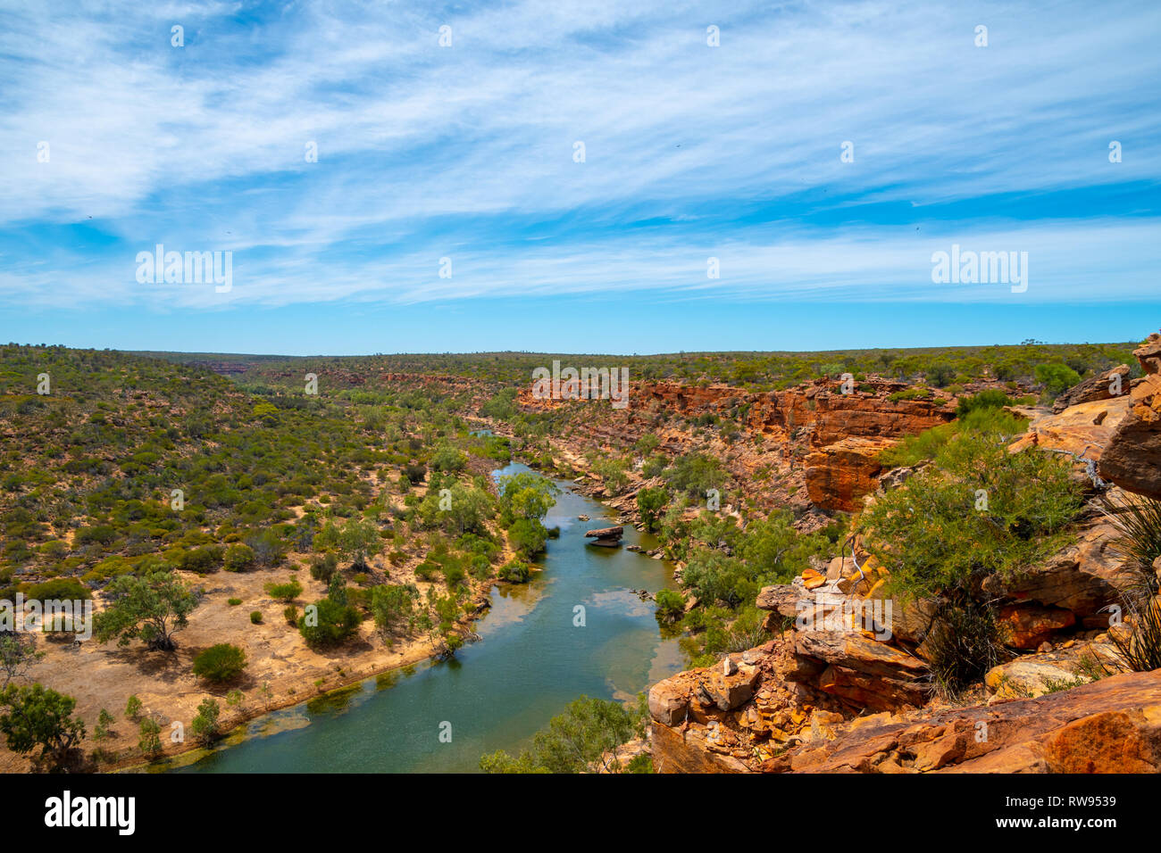 Kalbarri national park aerial hi-res stock photography and images - Alamy