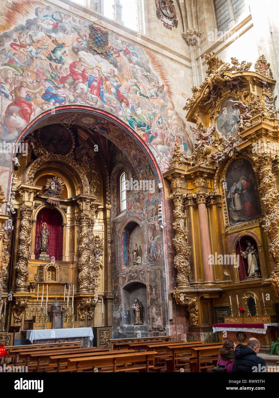 Golden altar in unesco world heritage site hi-res stock photography and images - Alamy