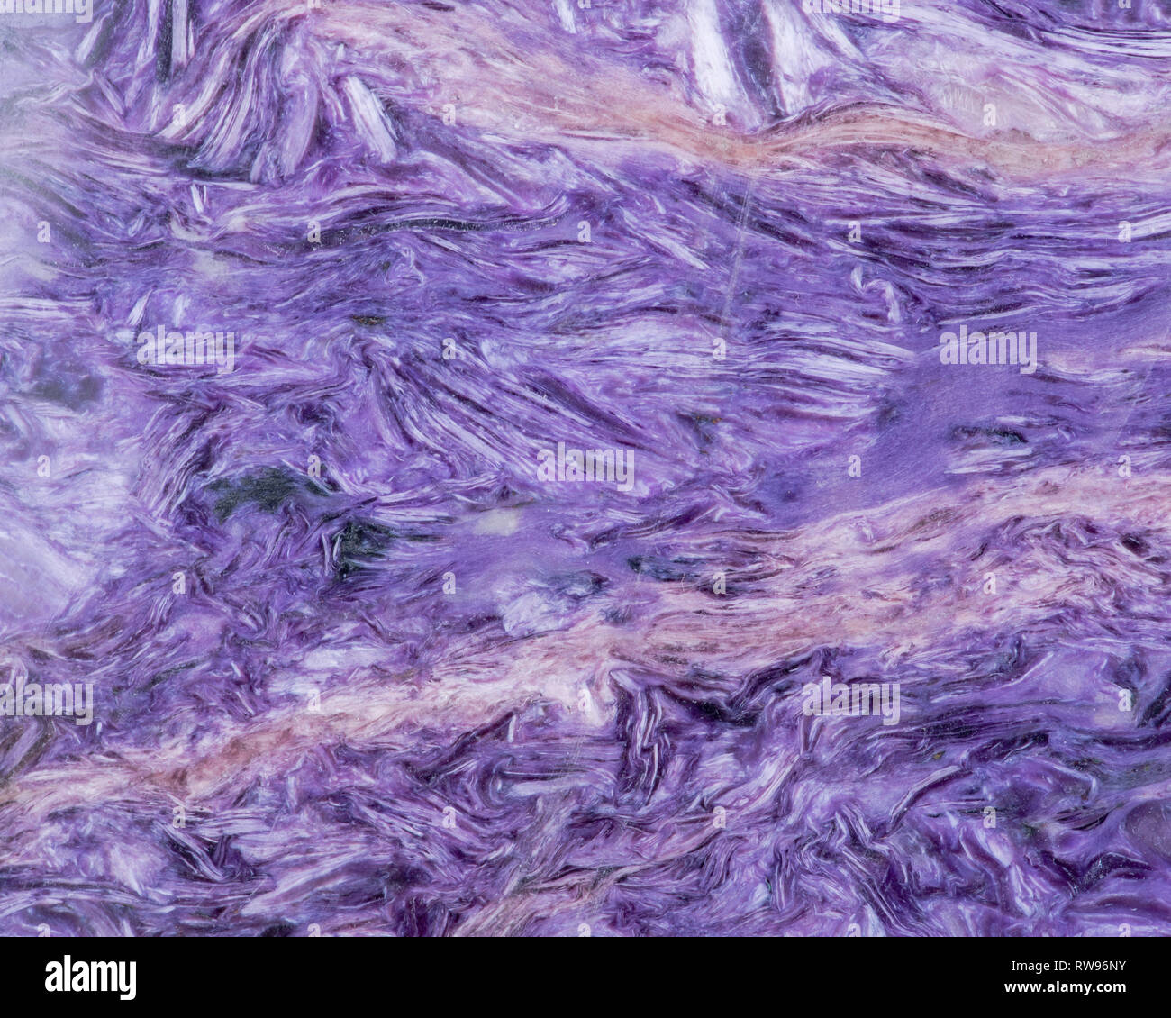 Top grade Charoite polished slab from Sakha Republic, Siberia, Russia ...