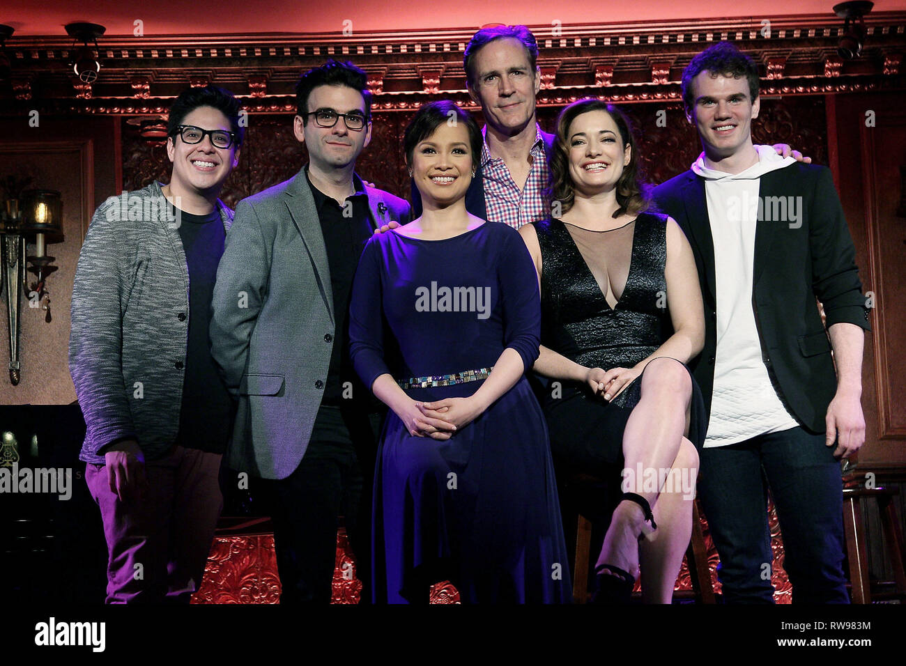 New York, USA. 07 Apr, 2016. Joe Iconis, Howard McGillin, Laura ...