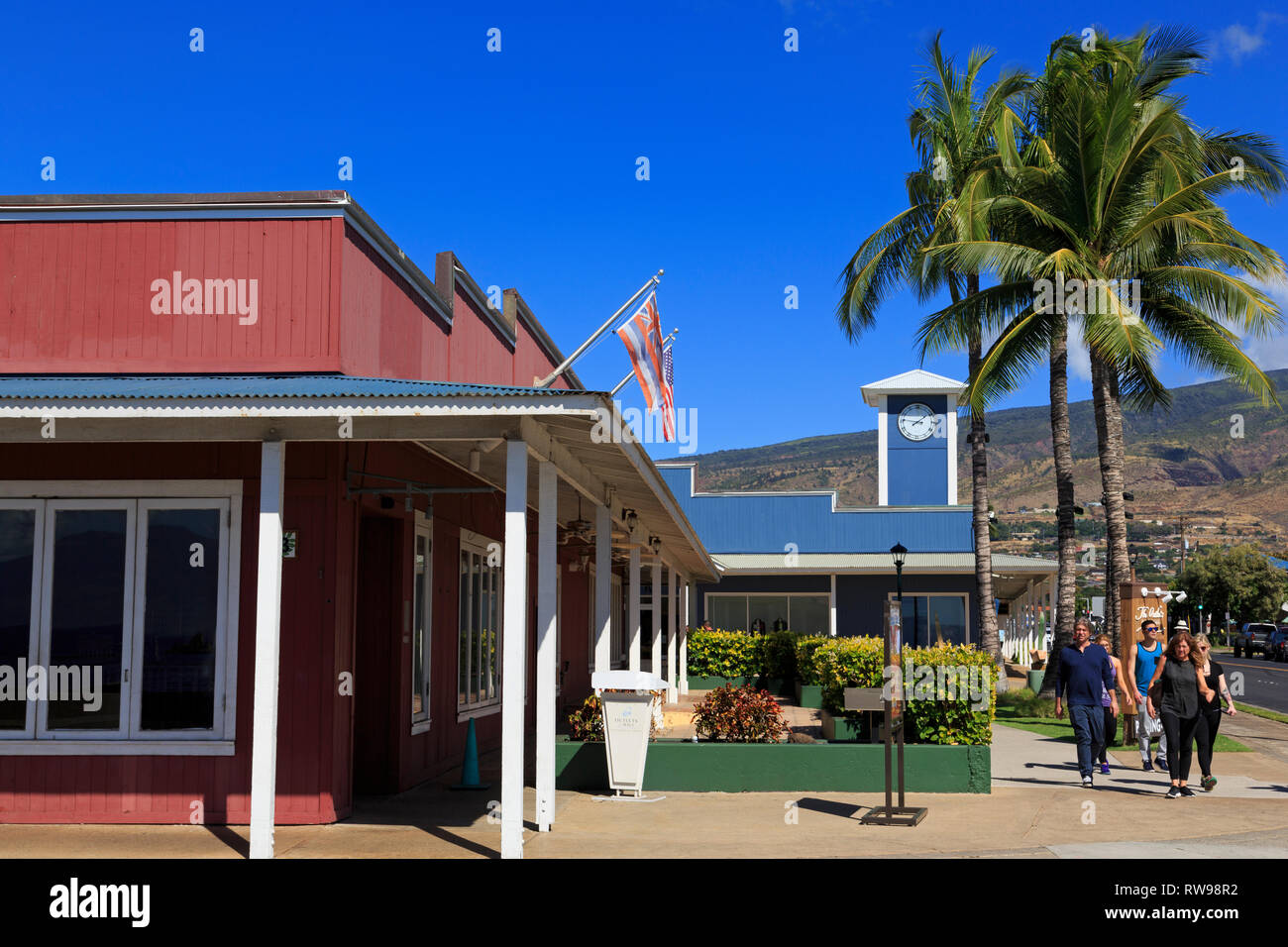 Outlets of Maui, Lahaina, Maui Island, Hawaii, USA Stock Photo - Alamy