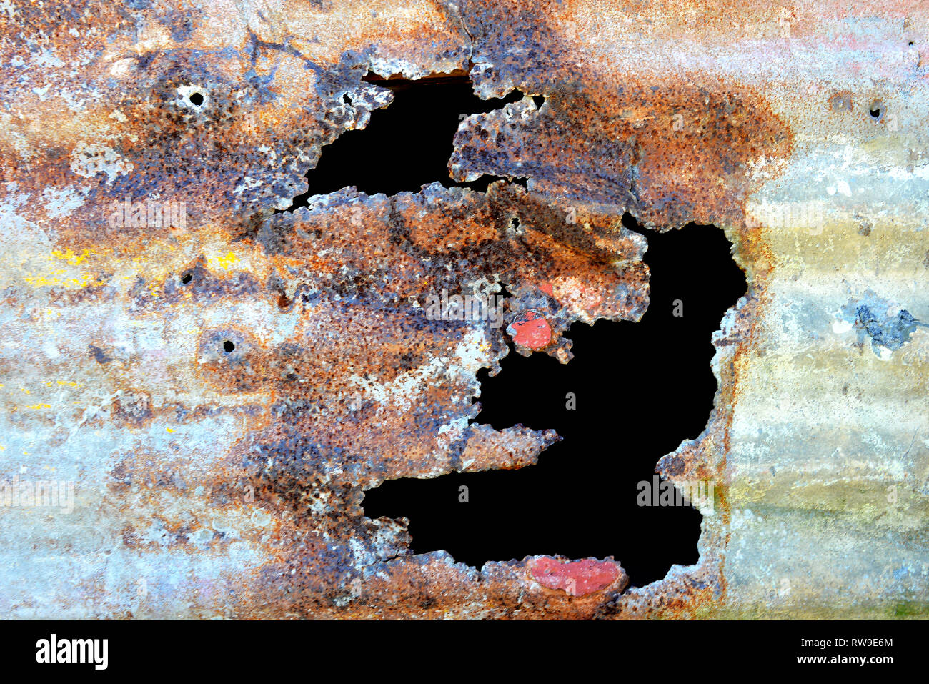 Metal Rust Background. Metal Rust Texture. Rust stains Stock Photo - Alamy