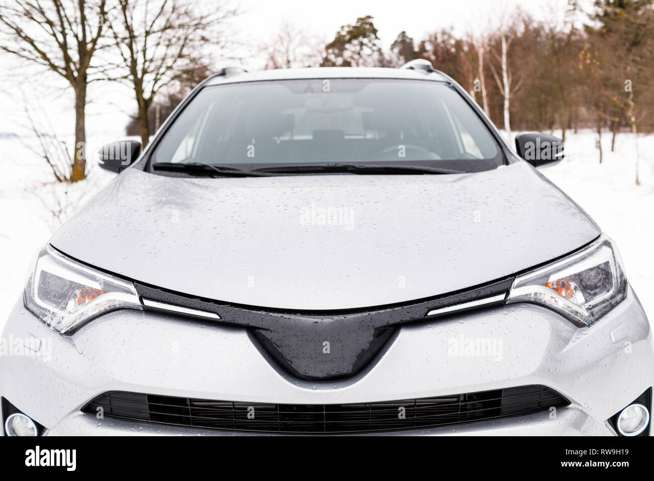 Modern and luxury car headlights. Exterior detail Stock Photo - Alamy