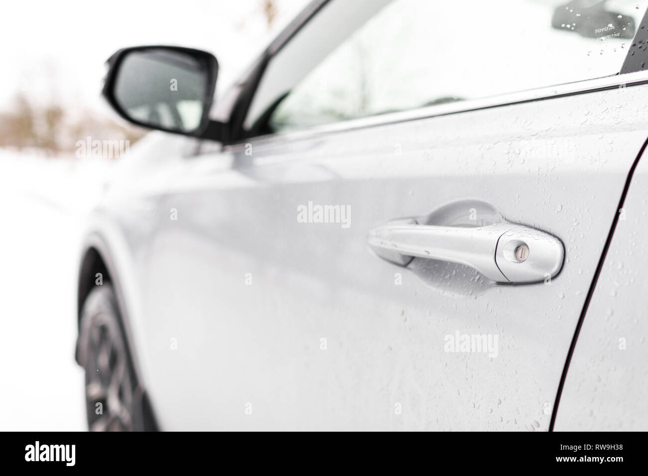 Modern and luxury car headlights. Exterior detail Stock Photo - Alamy