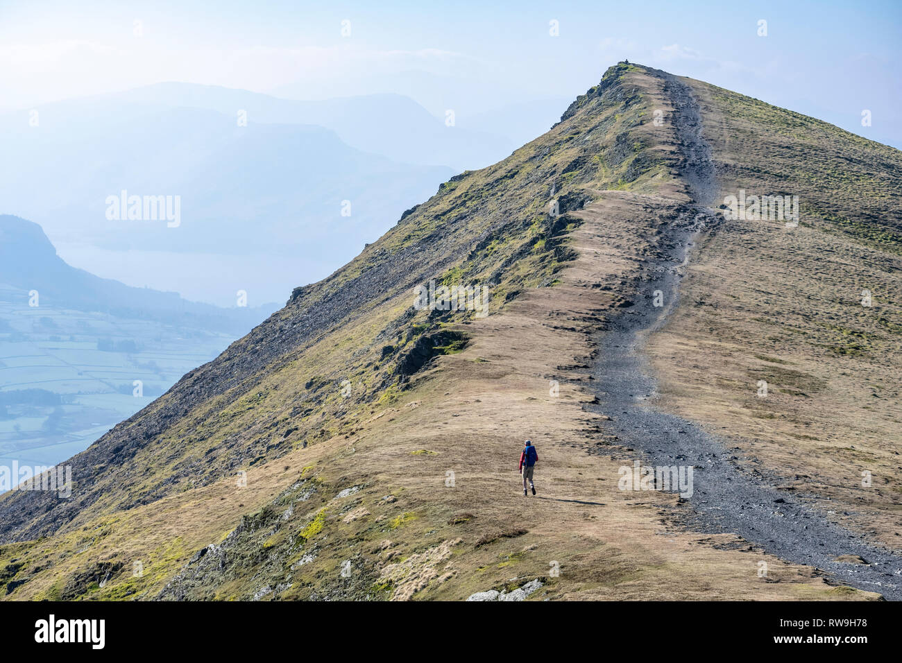 Lone walker mountain hi-res stock photography and images - Alamy