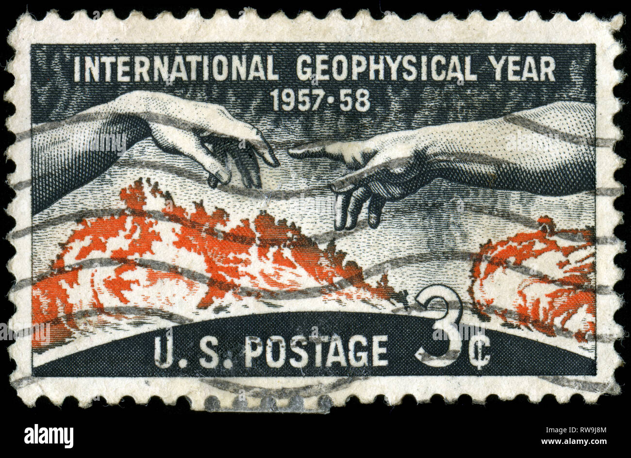Postage stamp from United States of America (USA) in the Geophysical ...