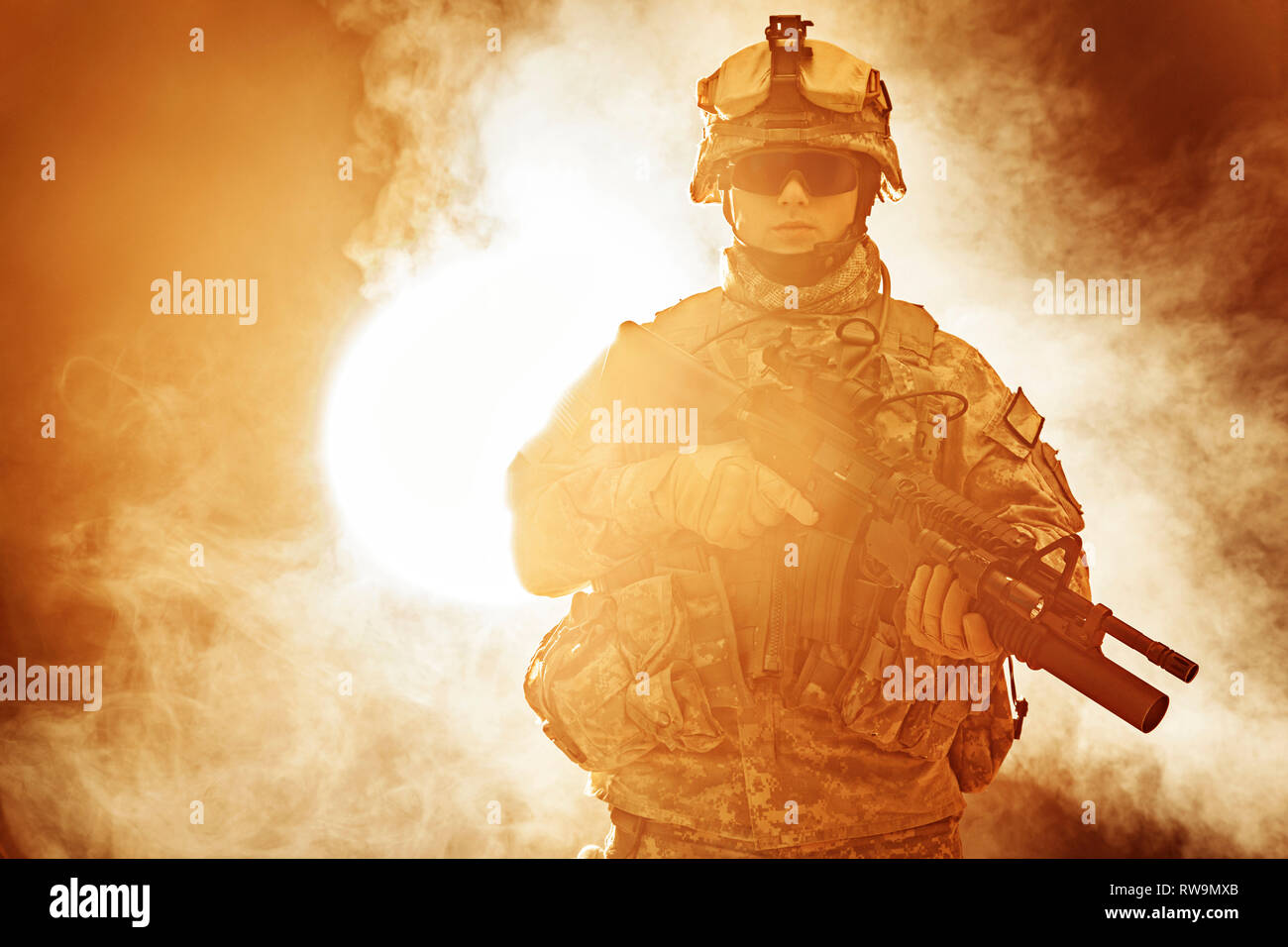 American light infantry hi-res stock photography and images - Alamy