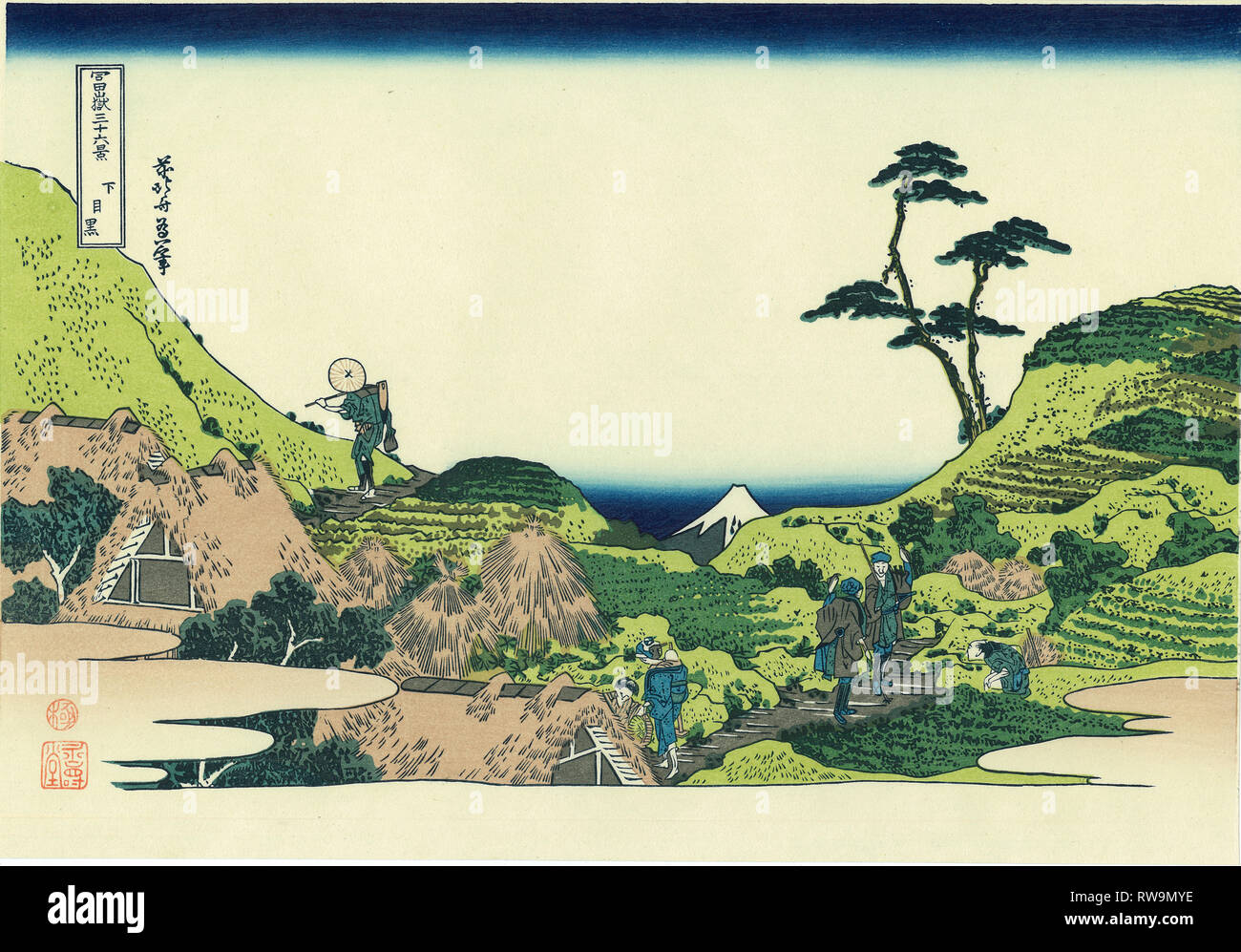 Japanese style illustration Stock Photo - Alamy