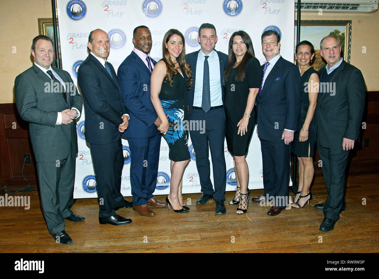 New York, USA. 07 Apr, 2016. Gary Rudow, Howard Lutnick, Erik Coleman ...
