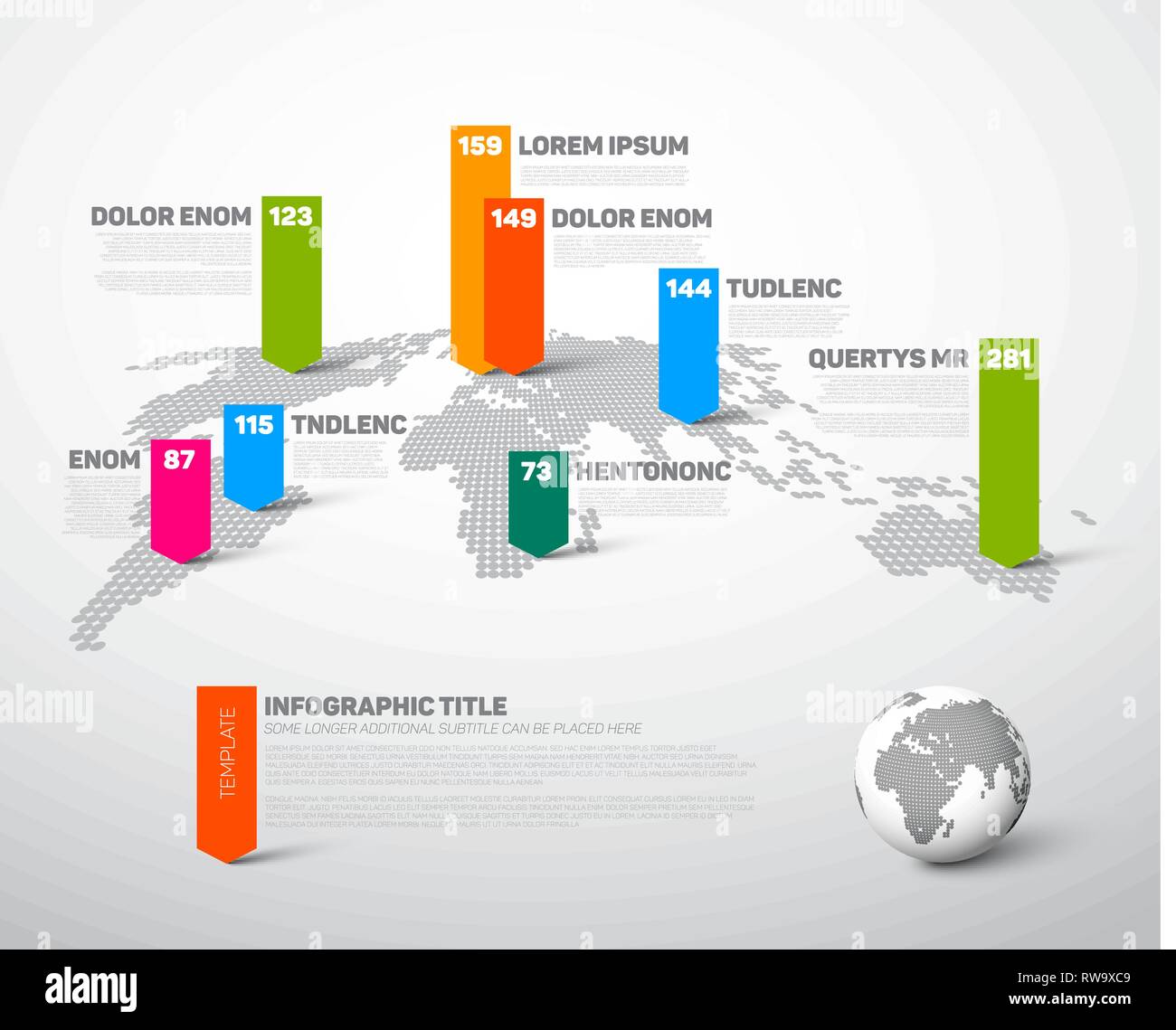 World map numbers Stock Vector Images - Alamy