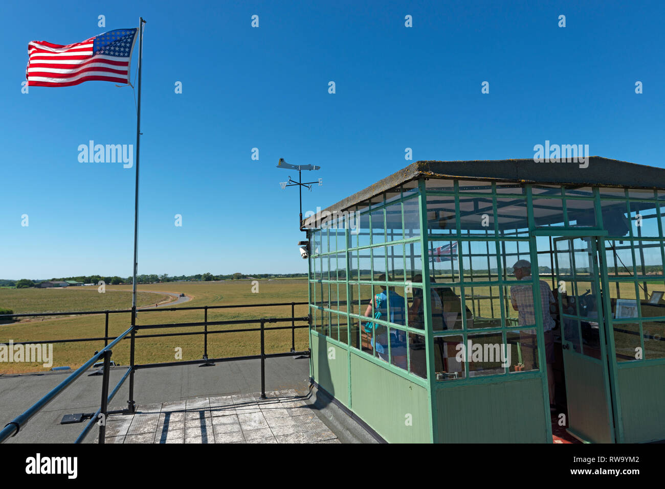 Parham airfield control tower home of the USAF 390th Bomb Group ...
