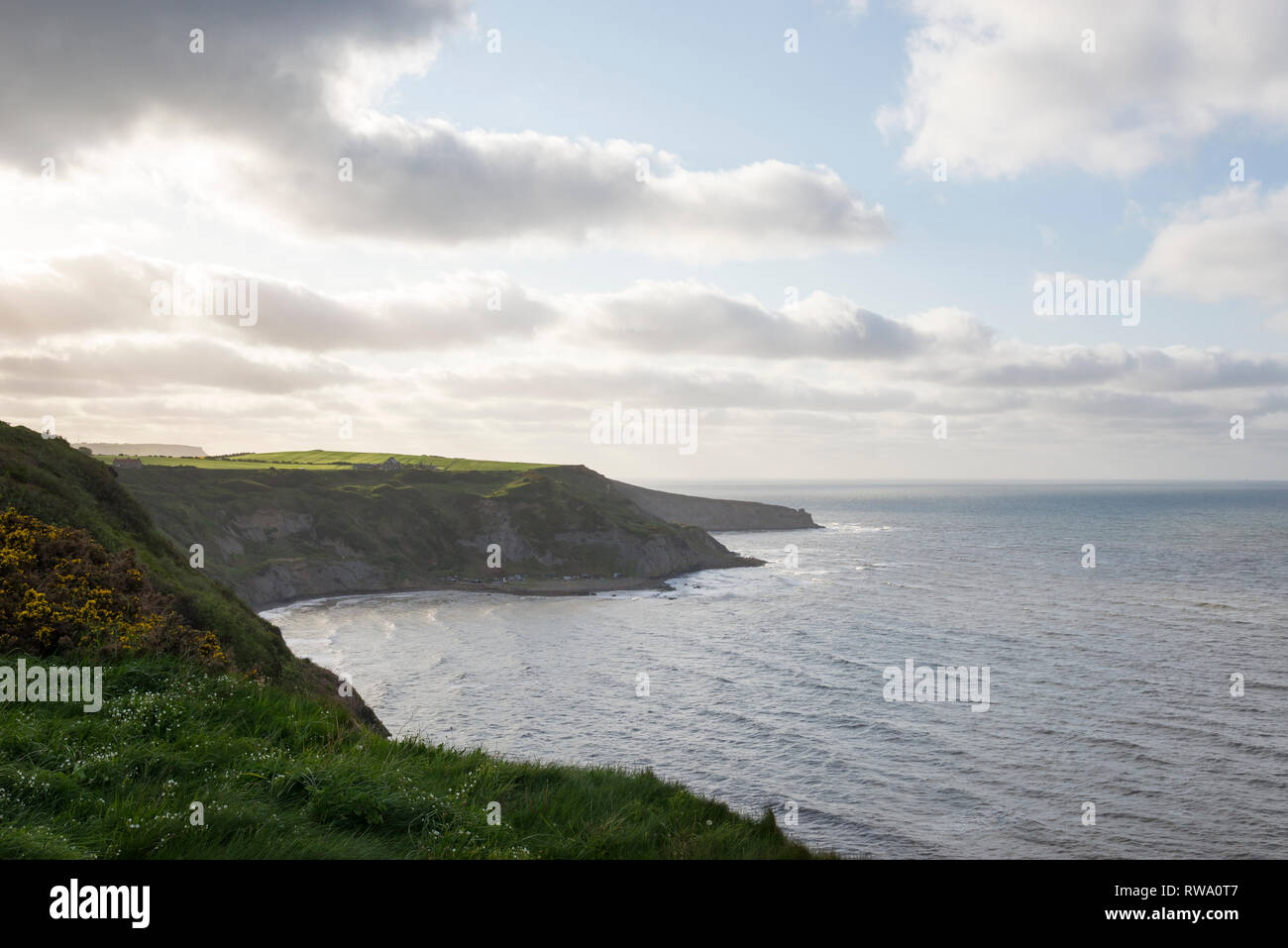 Coastline at Port Mulgrave on the Cleveland Way, North Yorkshire ...