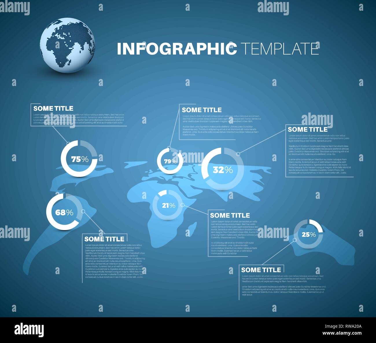 Transparent pie chart Stock Vector Images - Alamy