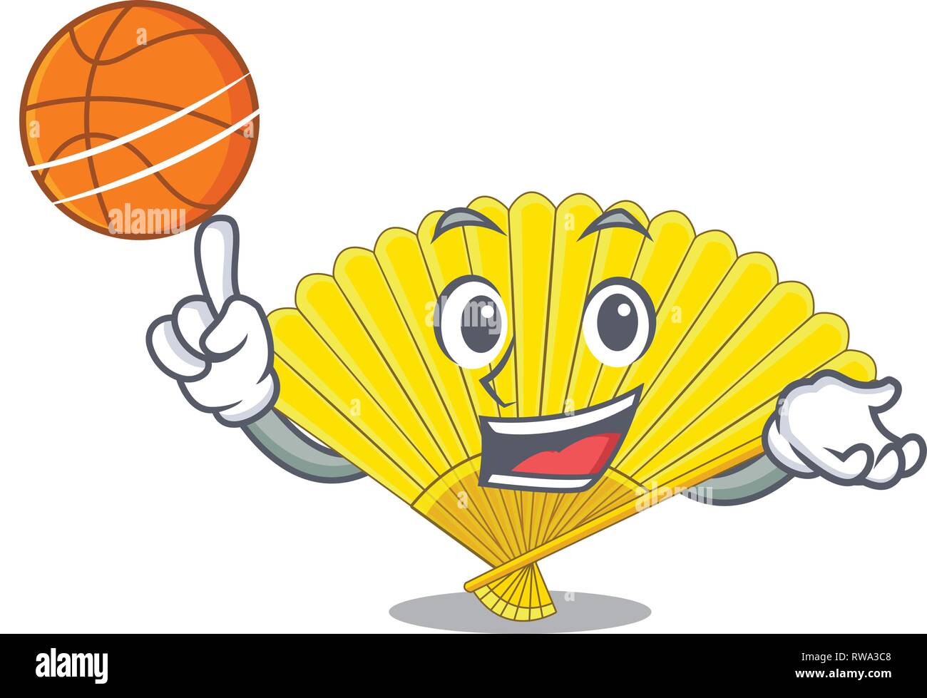 Asian playing basketball Stock Vector Images - Alamy