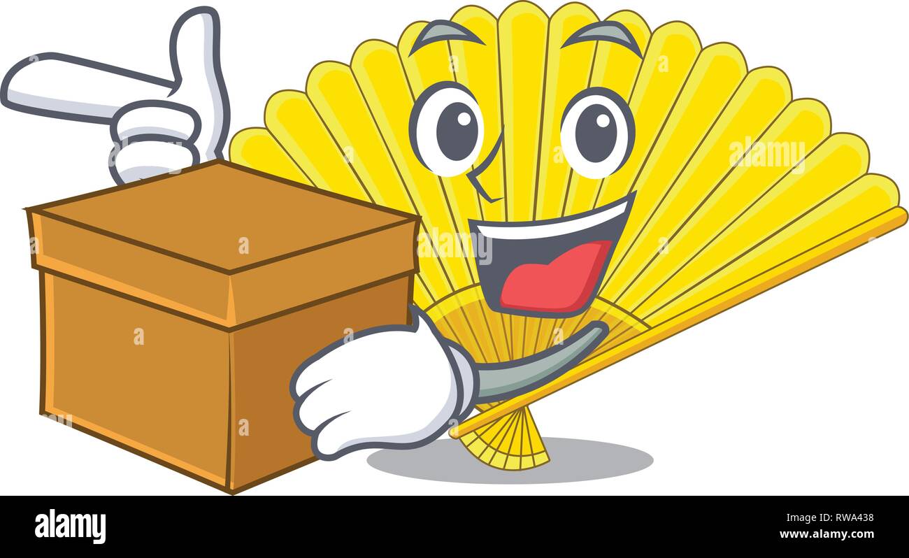 Paper fan box Stock Vector Images - Alamy