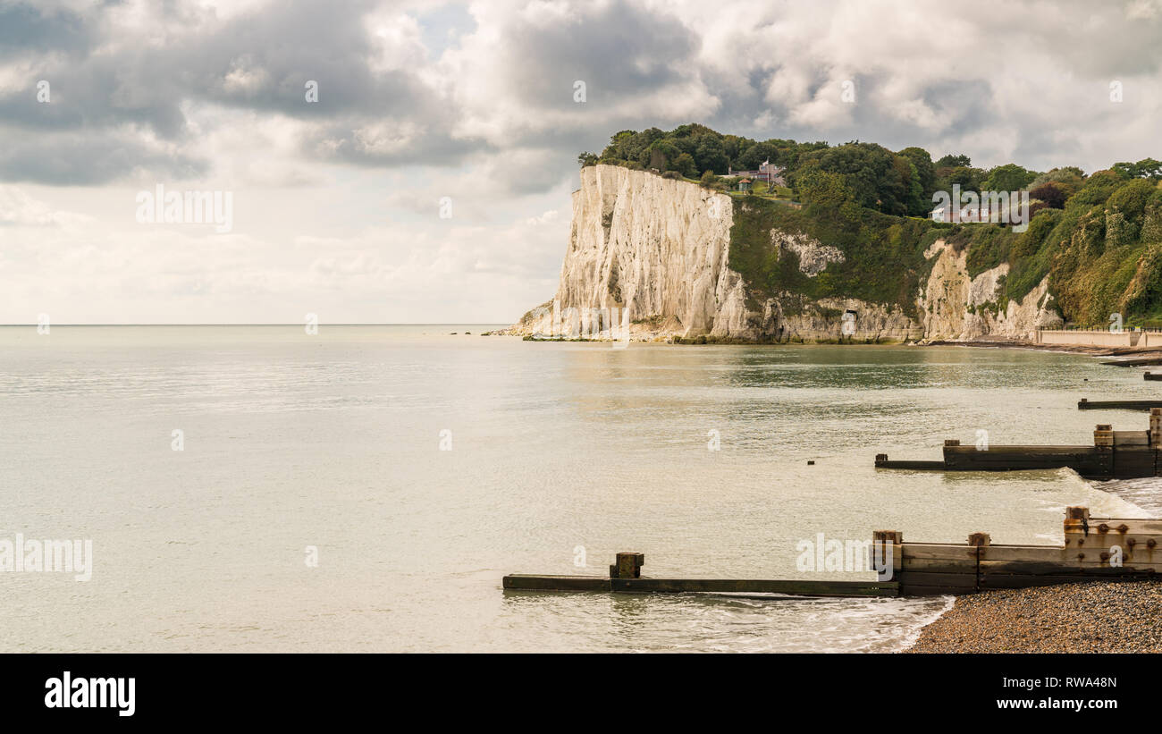 St Margaret's at Cliffe, Kent, England, UK - September 18, 2017: White ...