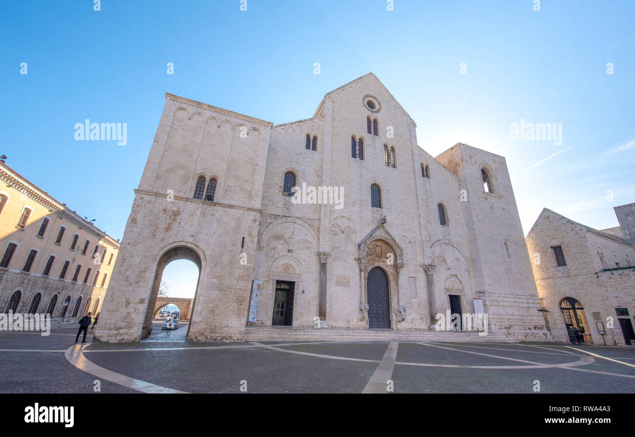 Bari, Puglia, Italy - The Basilica of Saint Nicholas ( San Nicola ) in ...