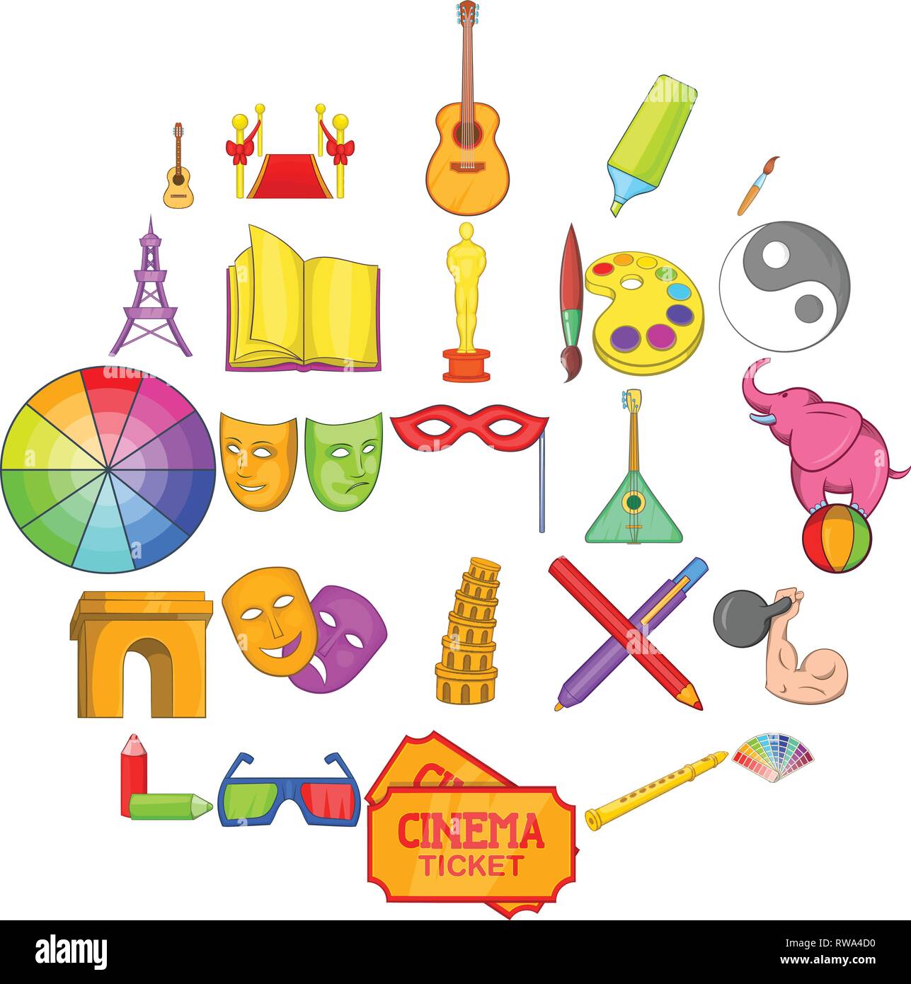 Motion picture arts Stock Vector Images - Alamy