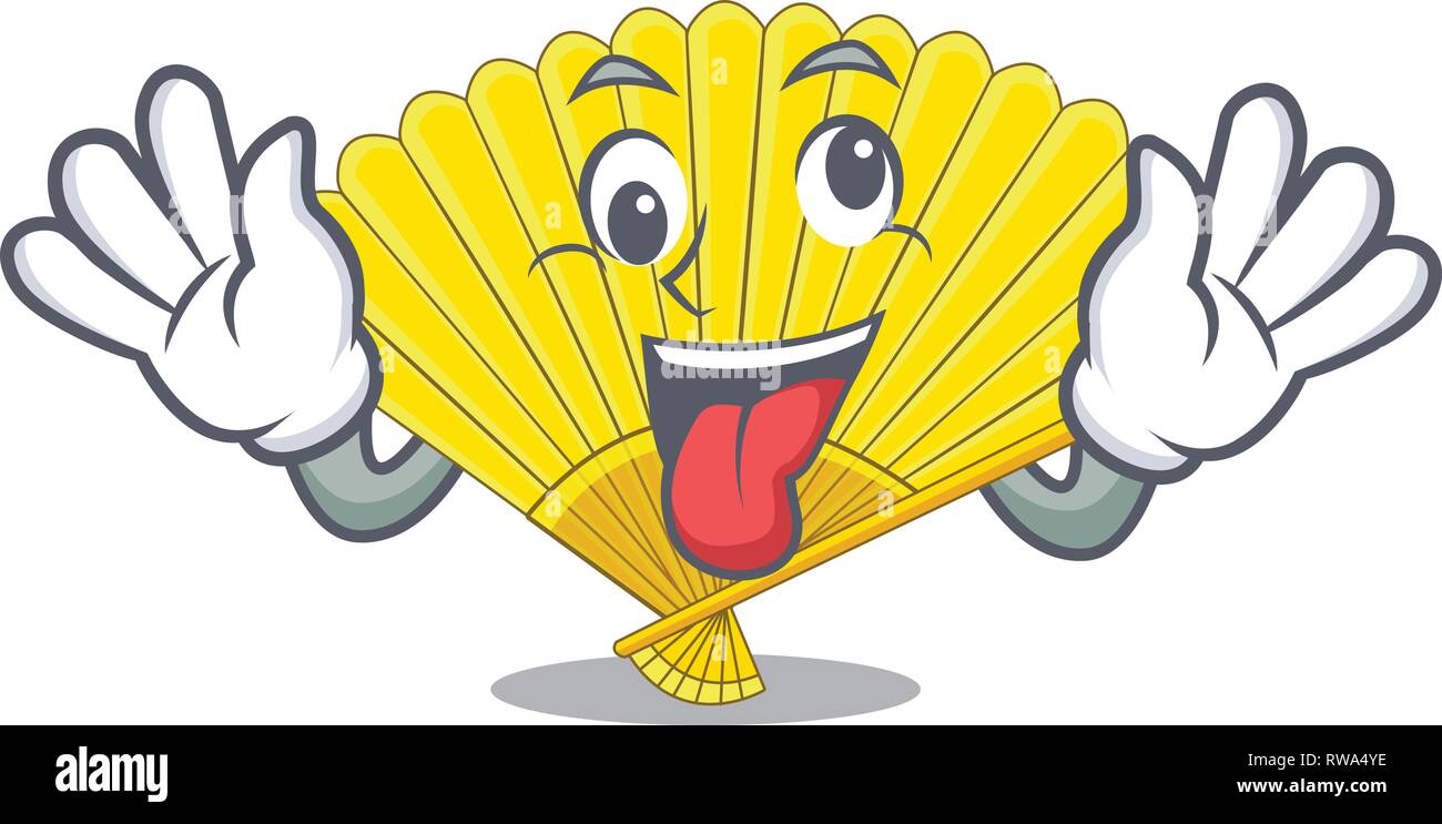 Crazy folding fan isolated with the cartoon Stock Vector Image & Art ...