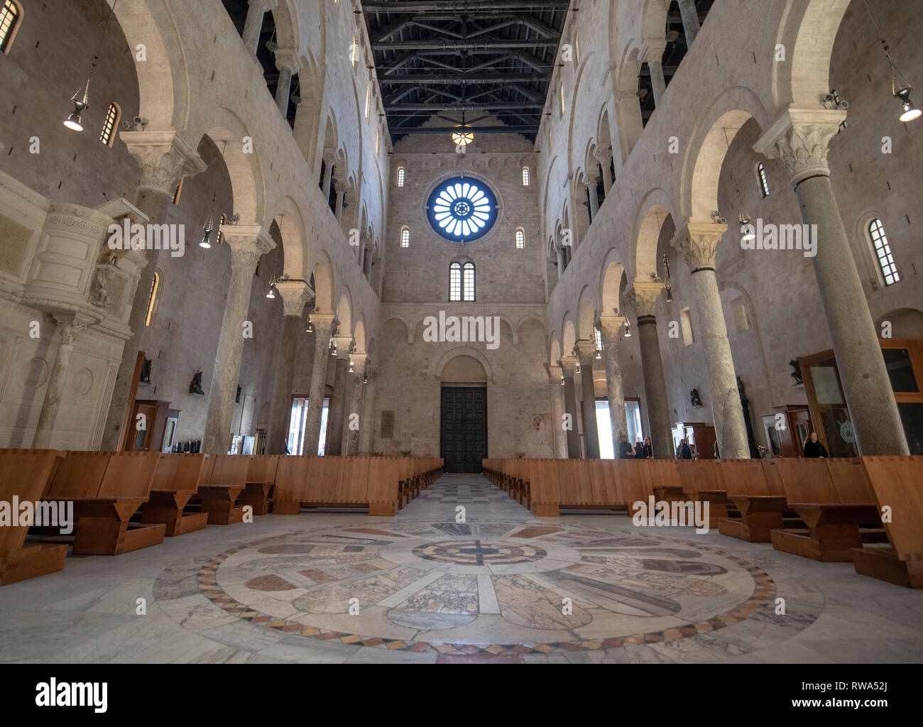 Bari, Puglia, Italy - Inside interior of Cathedral (Italian: Duomo di ...