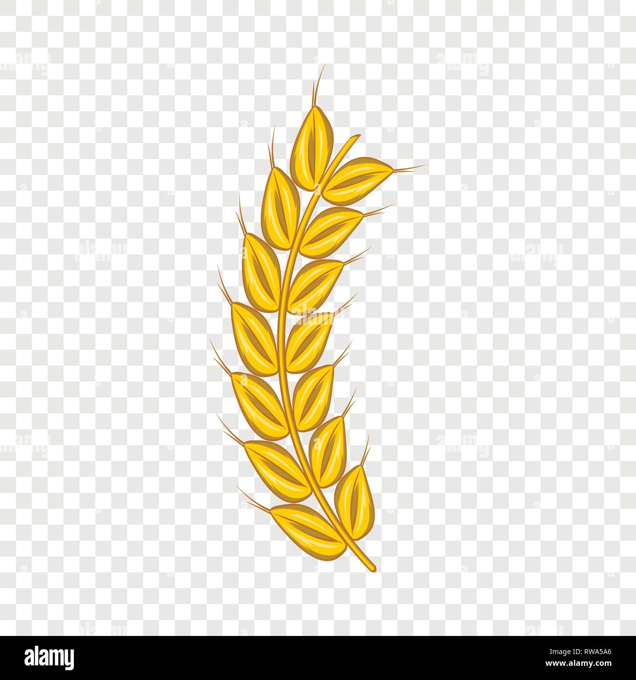 Stalk of ripe barley icon, cartoon style Stock Vector Image & Art - Alamy
