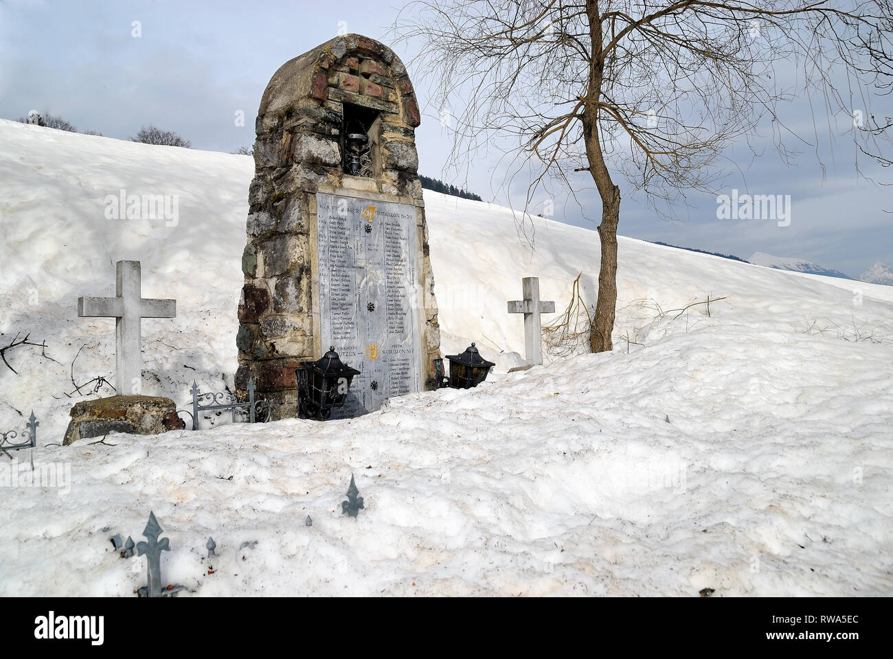 Austro hungarian mass grave hi-res stock photography and images - Alamy