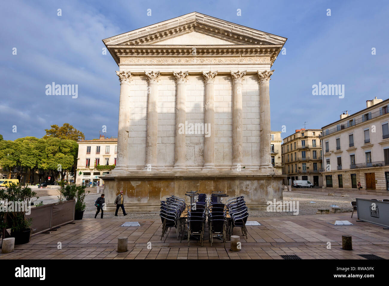 The Maison Carrée is a Roman temple in Nîmes, France Stock Photo - Alamy