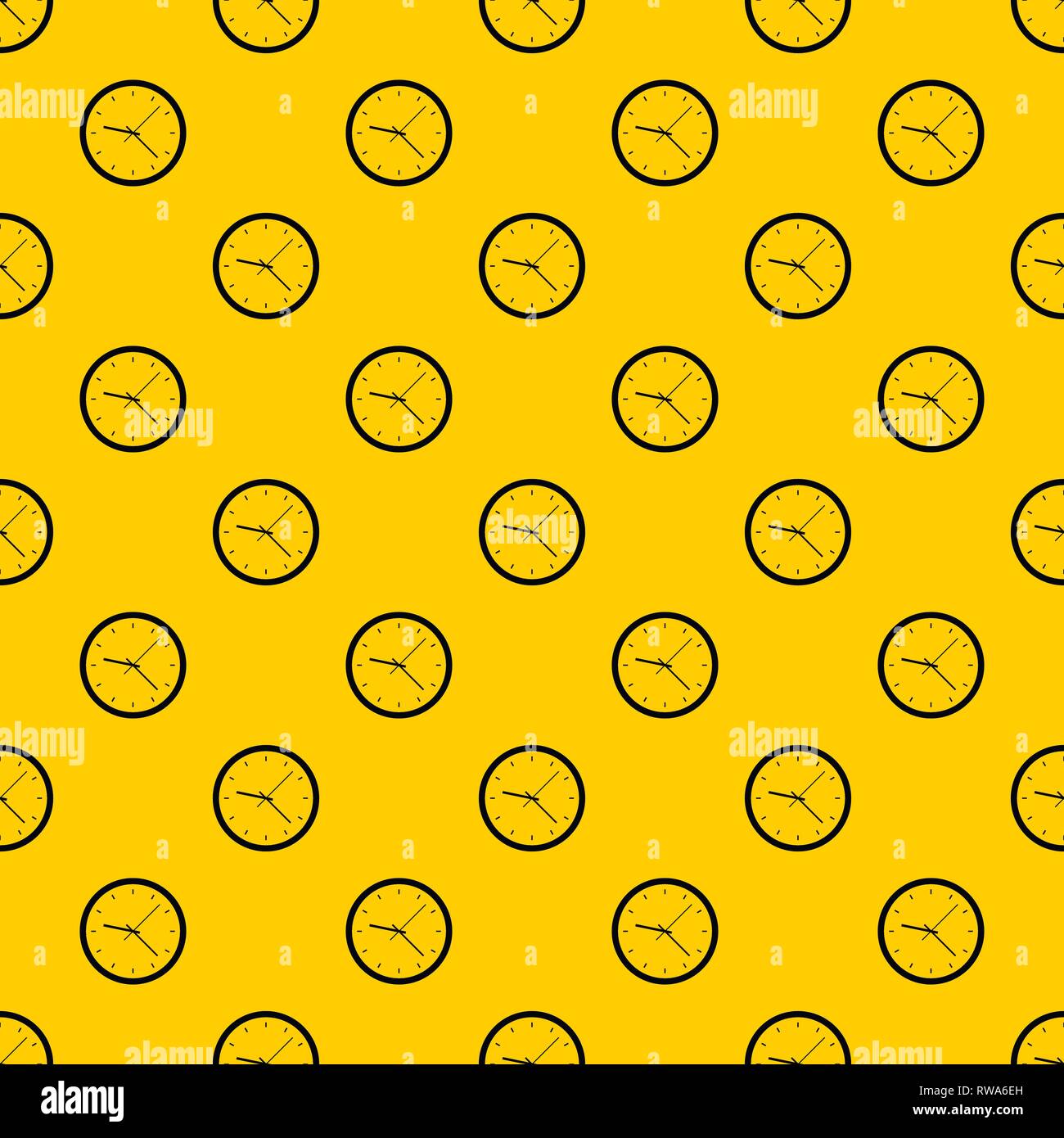 Wall clock pattern vector Stock Vector Image & Art - Alamy