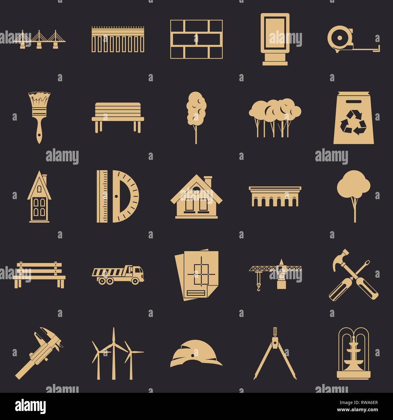 Architectural style composition Stock Vector Images - Alamy