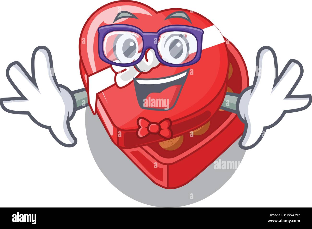 Geek in love Stock Vector Images - Alamy
