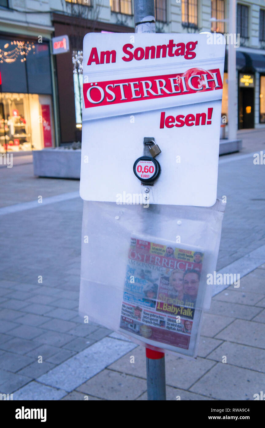Osterreich newspaper hi-res stock photography and images - Alamy