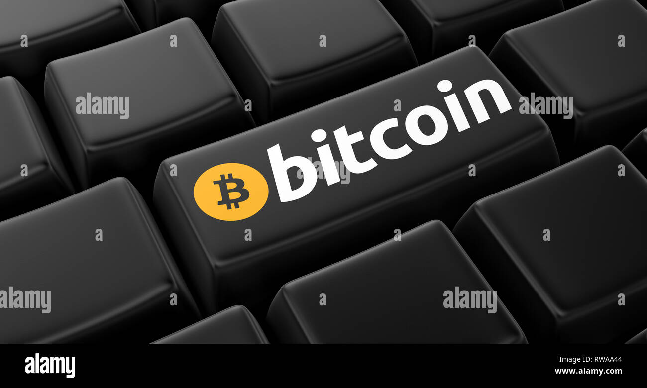 Bitcoin key concept Stock Photo - Alamy